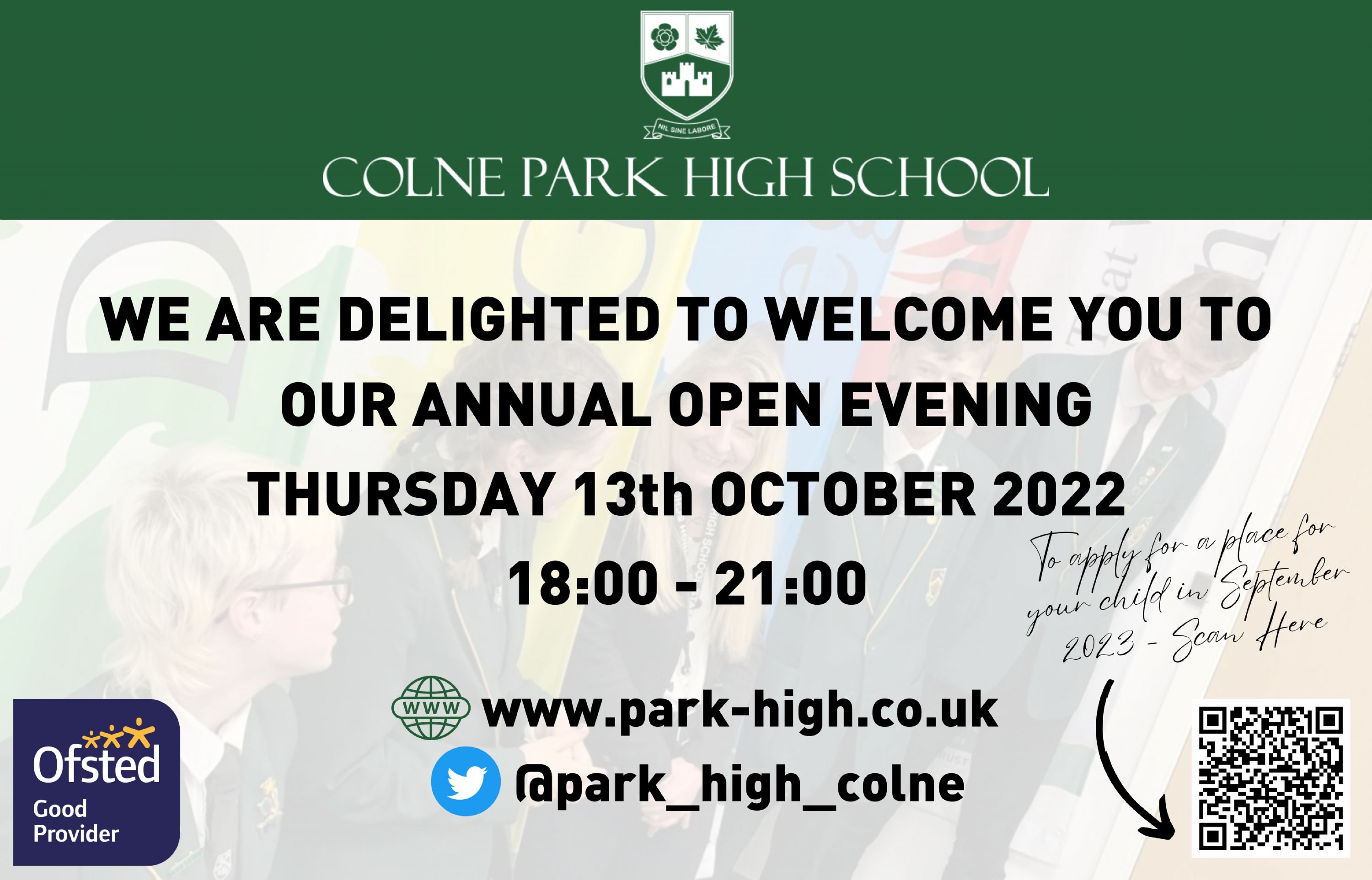 Colne Park High School - Open Evening 2022