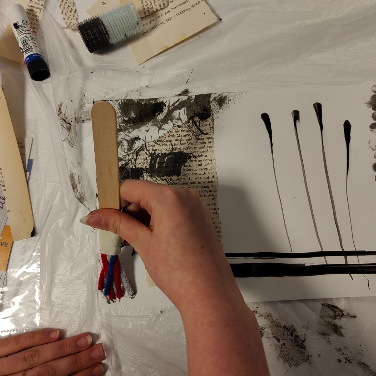 Colne Park High School - Mark Making - GCSE Graphic Communication