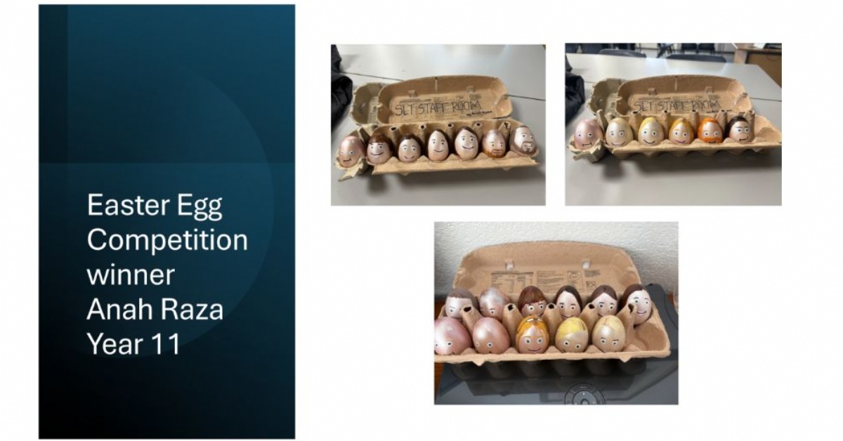 Colne Park High School - Easter Egg Art Competition