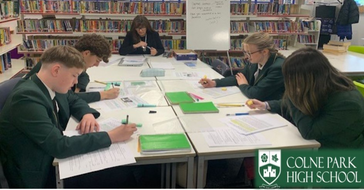 Colne Park High School - Focused GCSE reading intervention for Year 10.