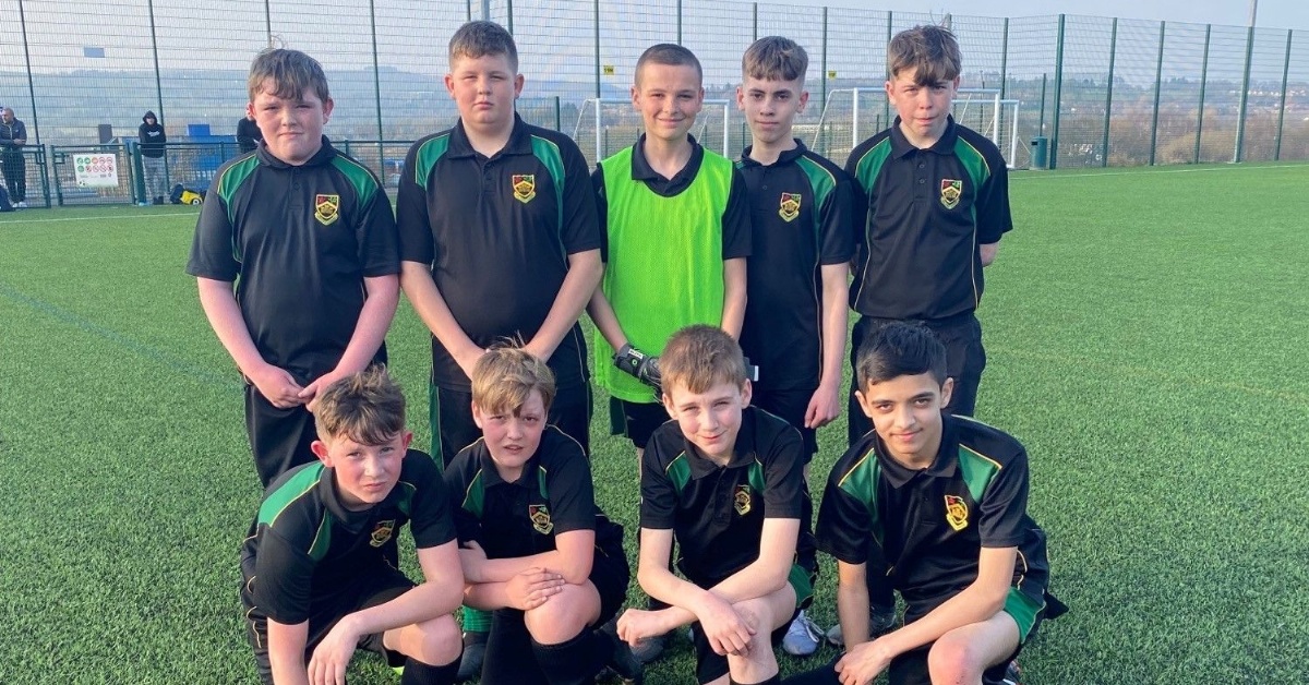Colne Park High School - Year 9 B Team Football finish second