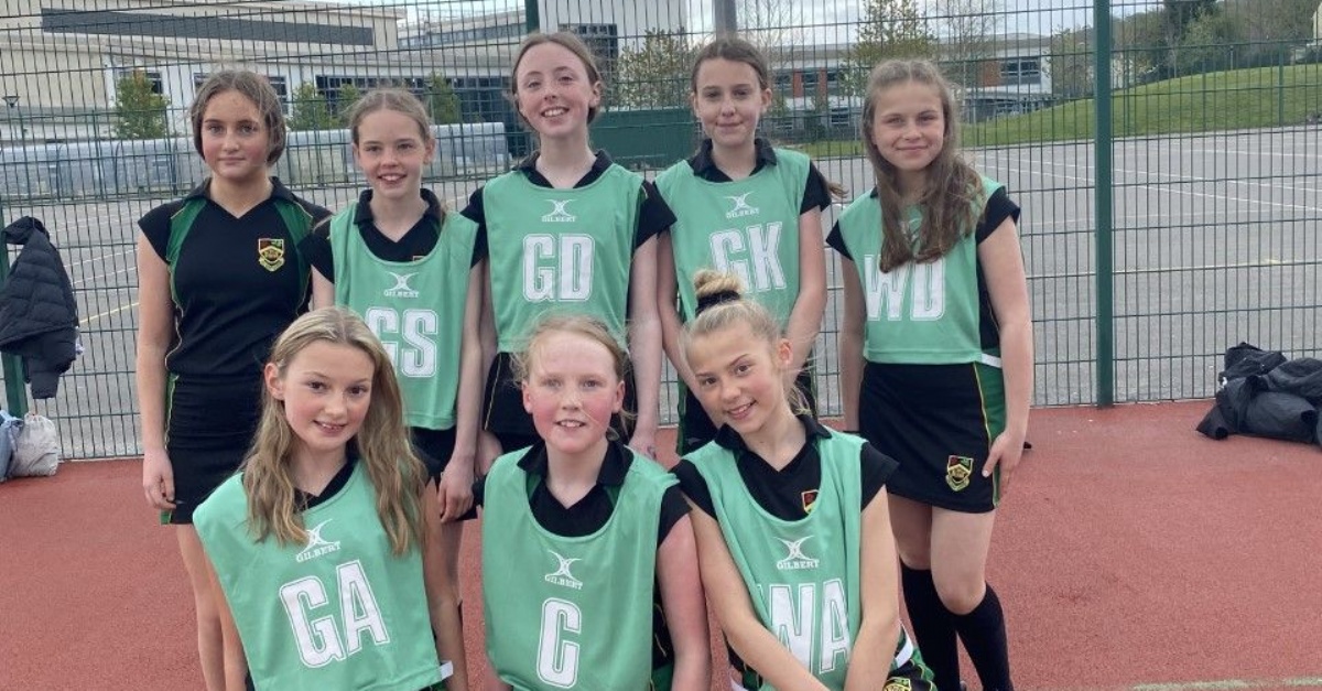 Colne Park High School - Year 7 Runners Up in Pendle Netball Tournament