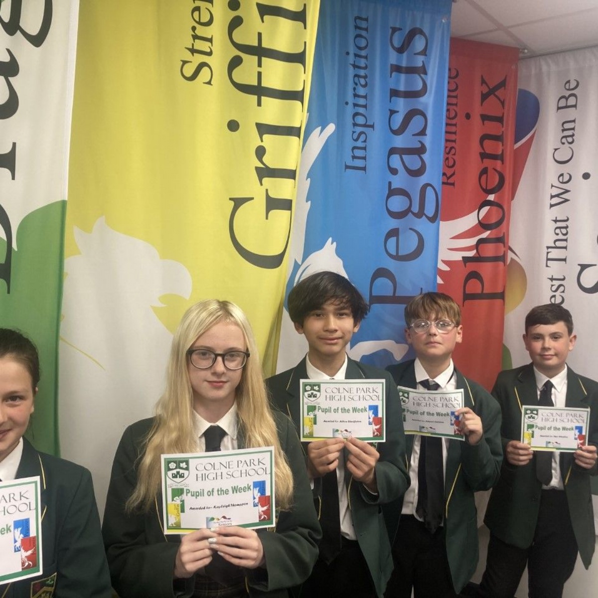 Colne Park High School - Pupil of the Week!