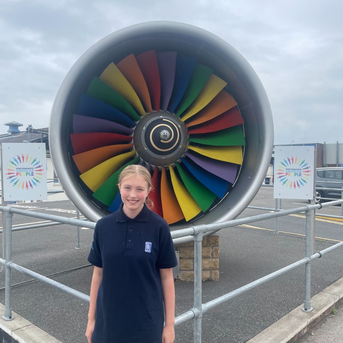 Colne Park High School - Relishing Work Experience at Rolls Royce...