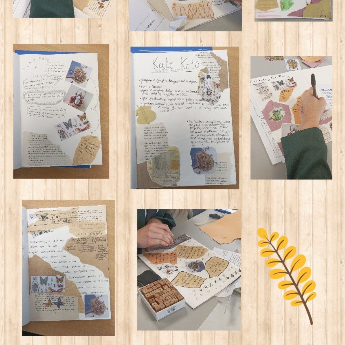 Colne Park High School - Kate Kato Y8 Paper Sculpture!