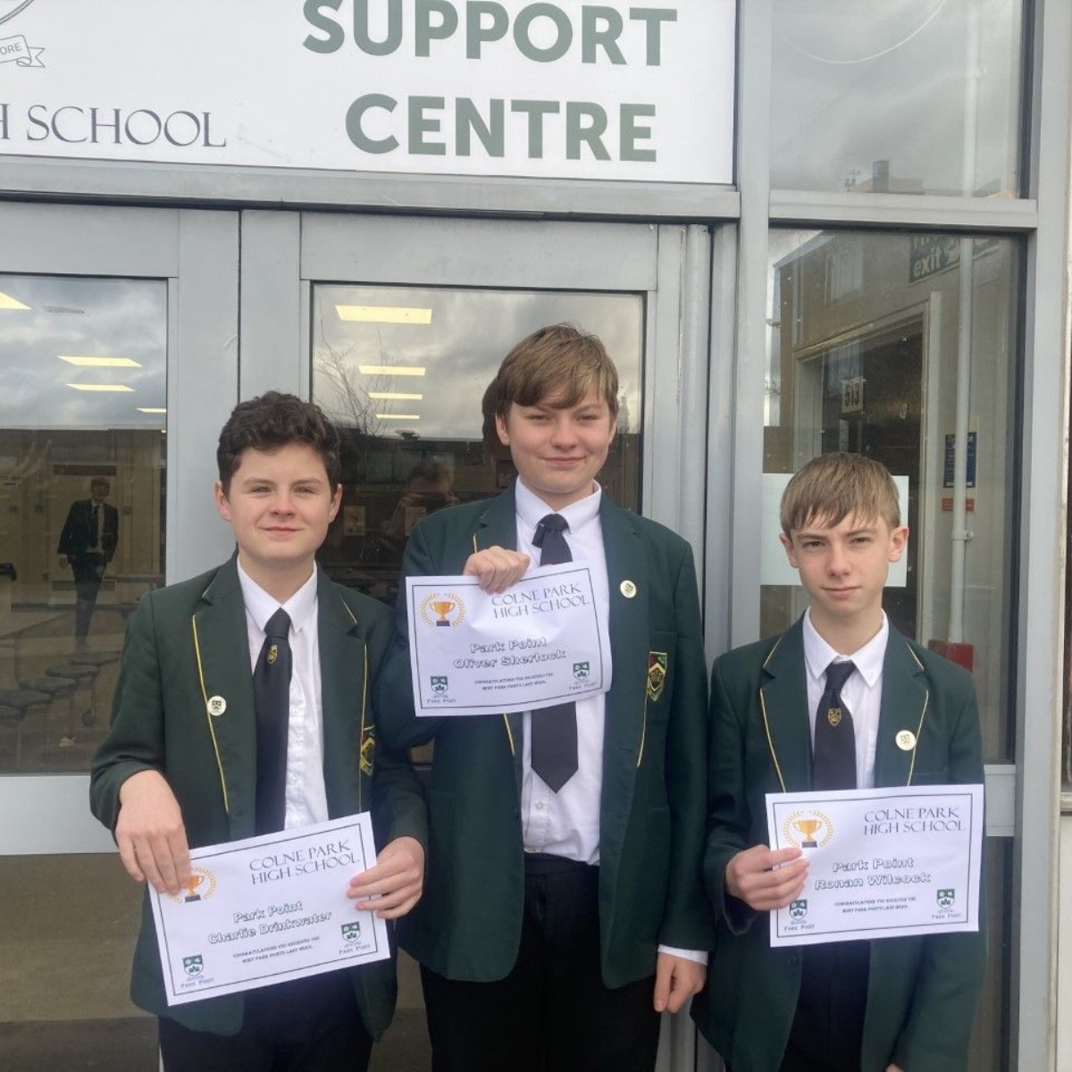 Colne Park High School - Week 9 Park Point Awards!!