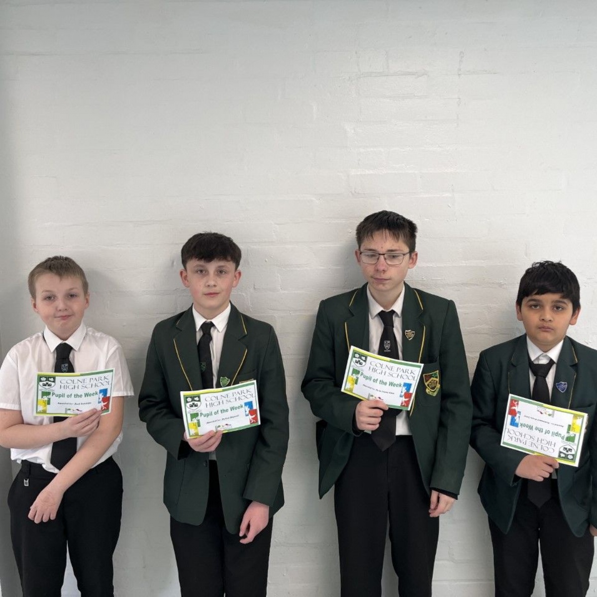 Colne Park High School - Week 23 Pupils of the Week!