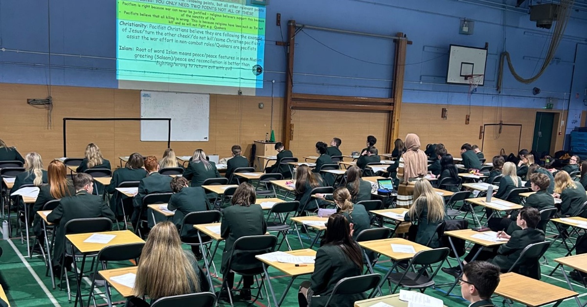 Colne Park High School - Year 10 GCSE Religious Studies exam preparation.