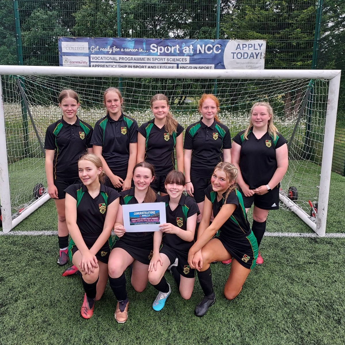 Colne Park High School - U14 Girls football success