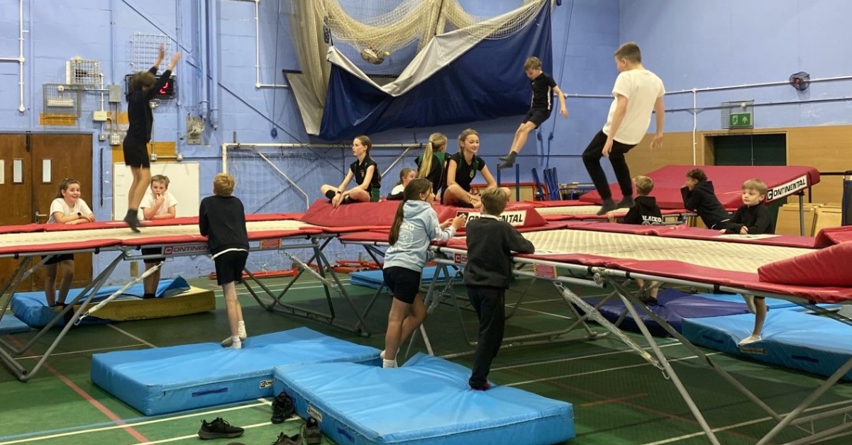 Colne Park High School - Sports leaders bounce into action