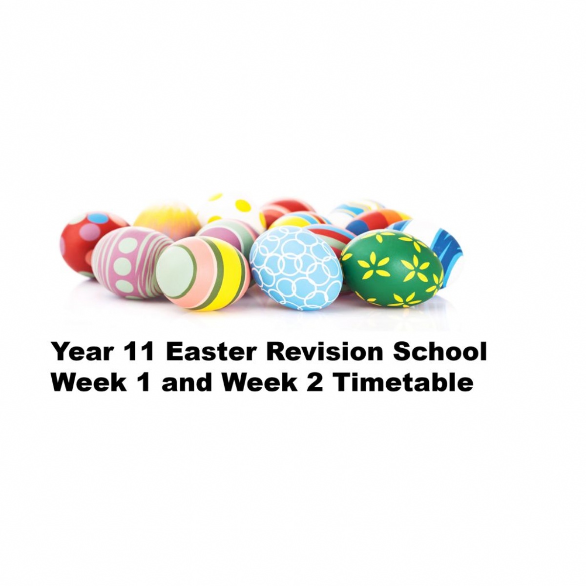 Colne Park High School - Year 11 Easter Revision School