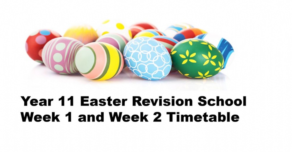 Colne Park High School - Year 11 Easter Revision School