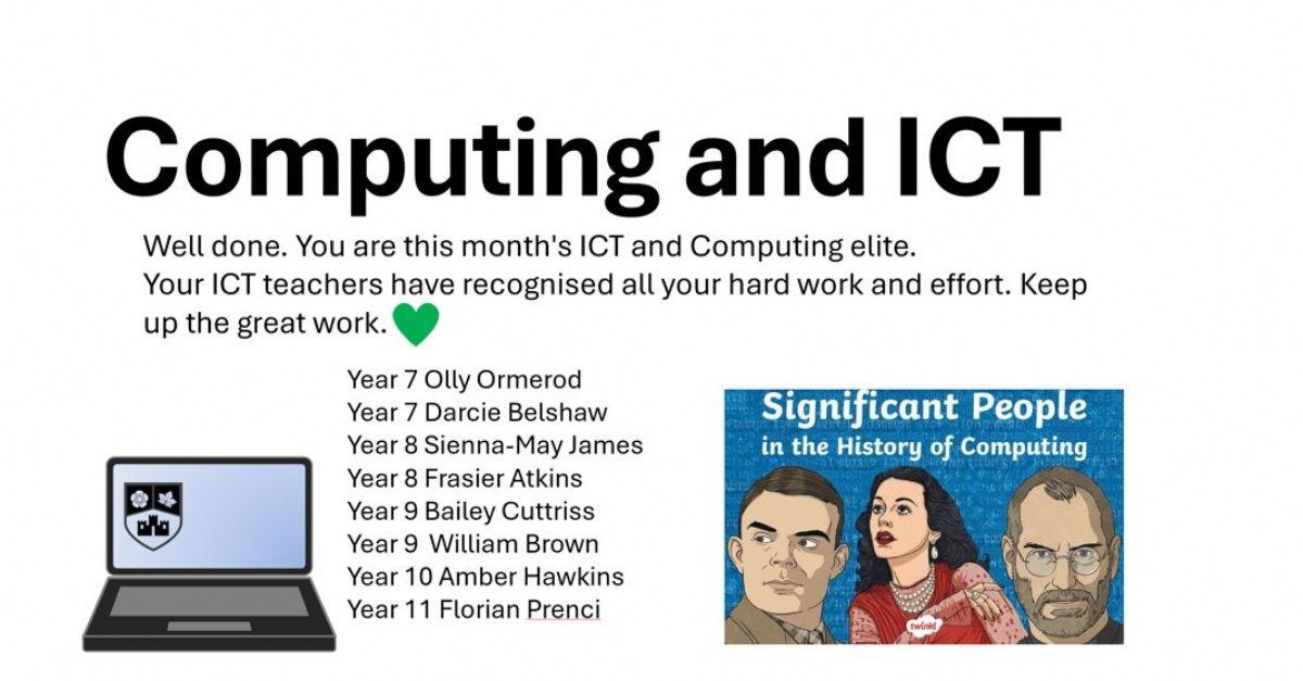 Colne Park High School - Computing and ICT