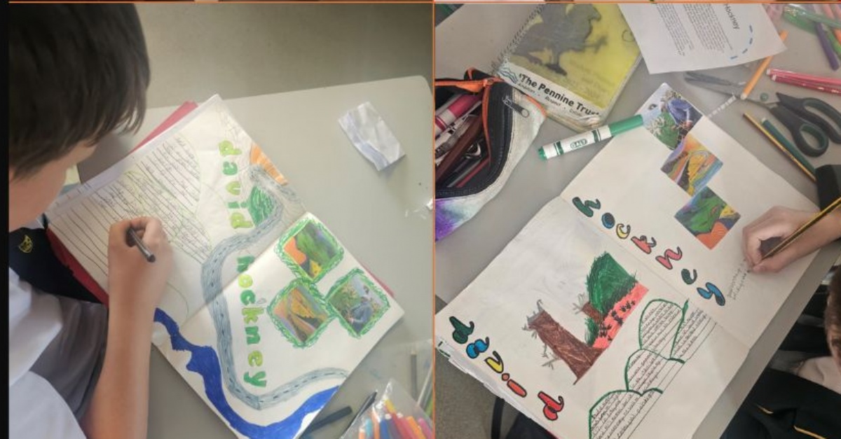 Colne Park High School - Year 7 Artist studies.