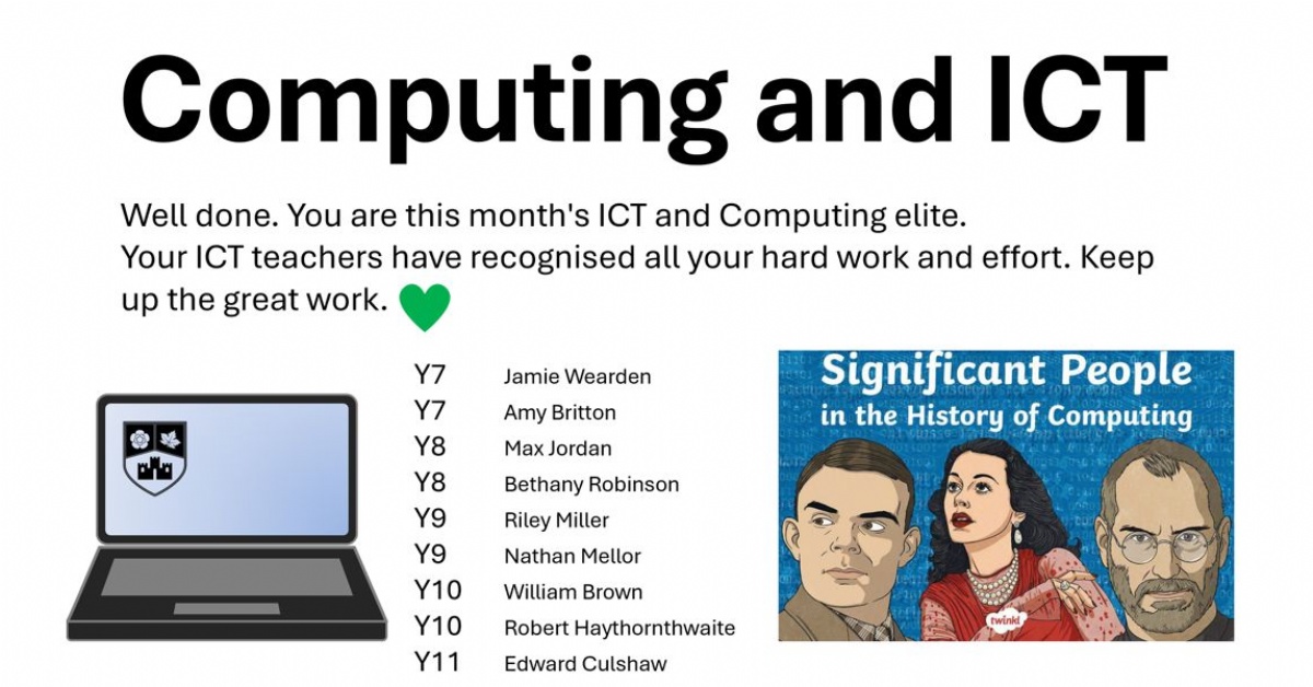Colne Park High School - Computing and ICT Elite